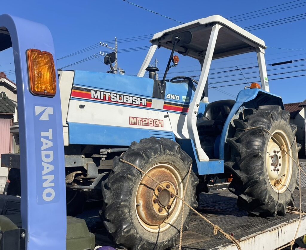 三菱 トラクター MT2801を買取させていただきました！ - 【公式】農機具市番館 ｜どんな農機具でも高額買取します
